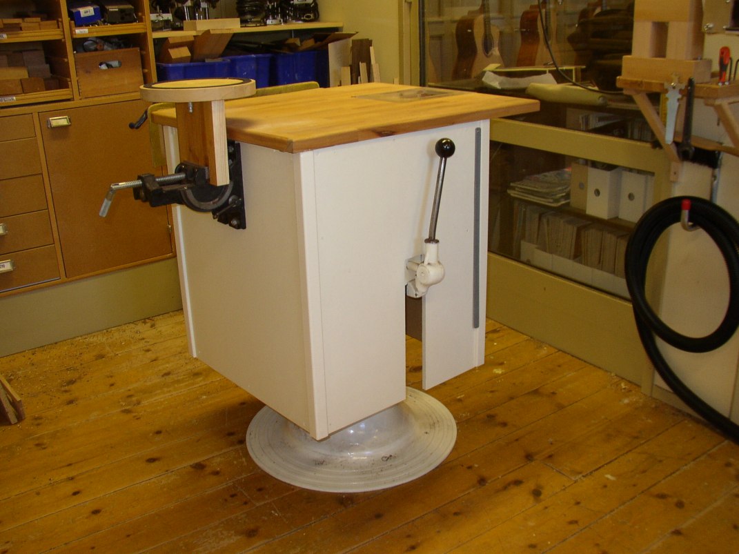 Orbital Easel and Grip All Jaws: Adjustable Bench