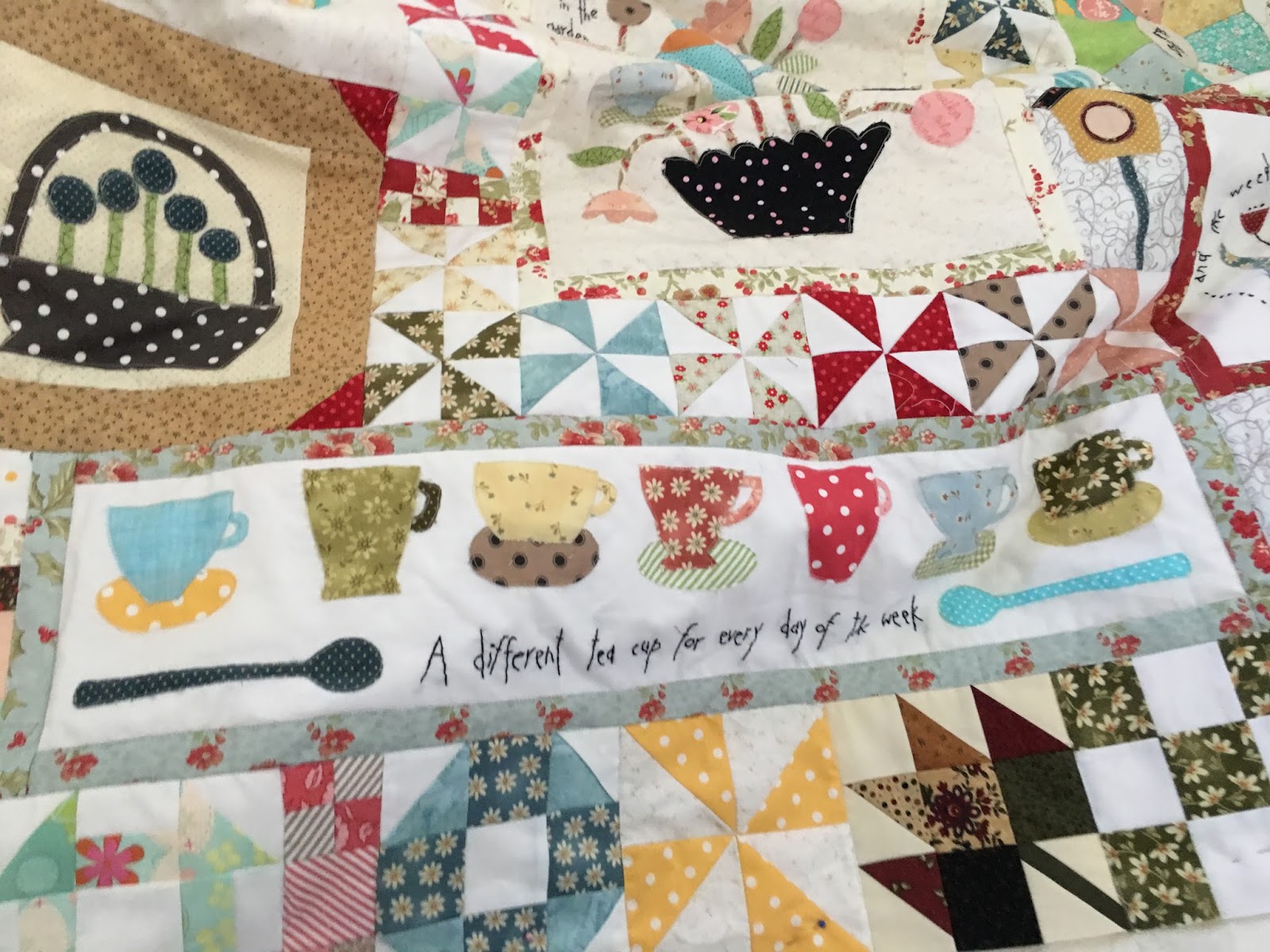 Just Because Quilts: Gossip in the Garden
