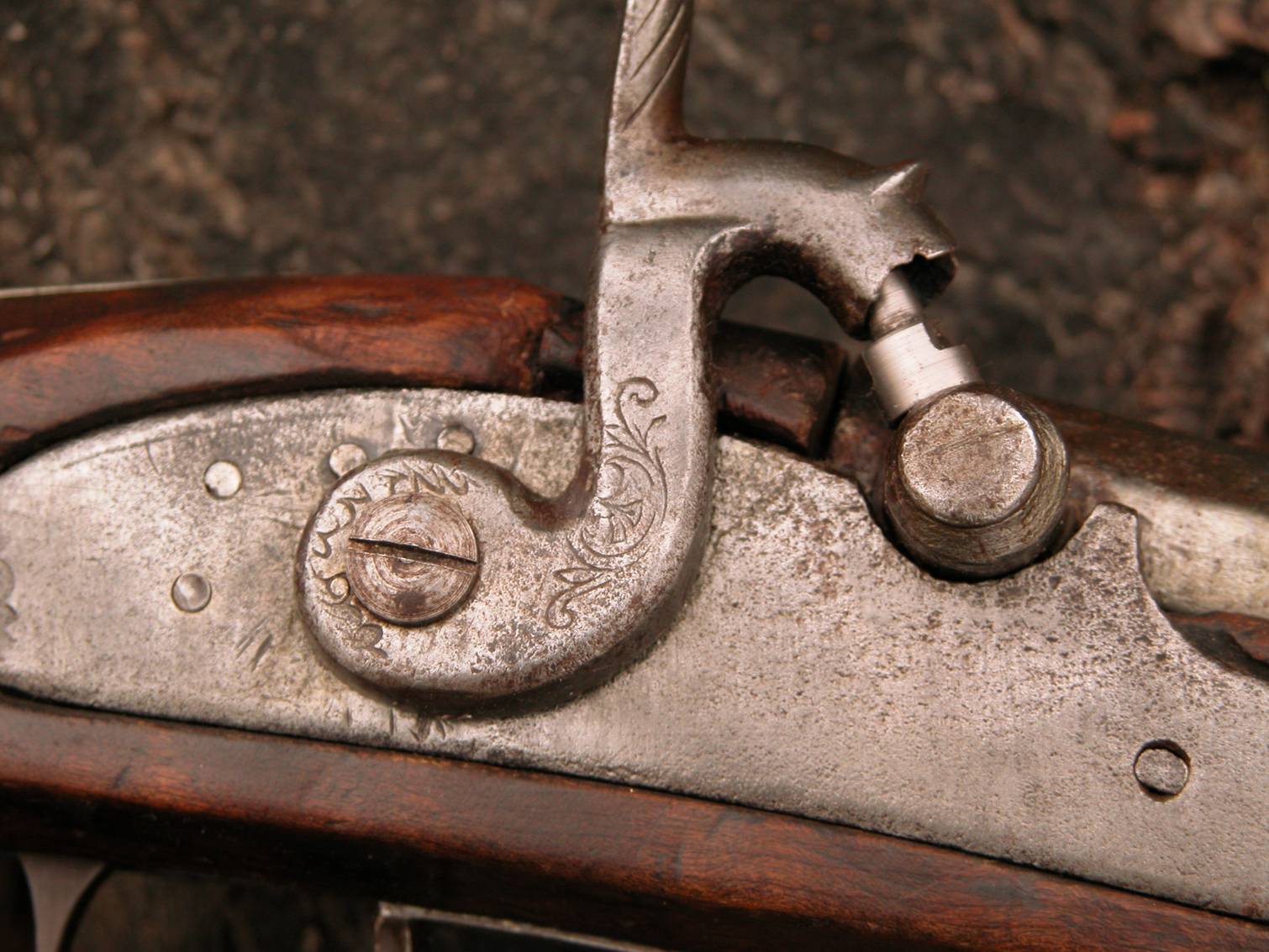 Contemporary Makers: Antique Gun with Metal Decorations