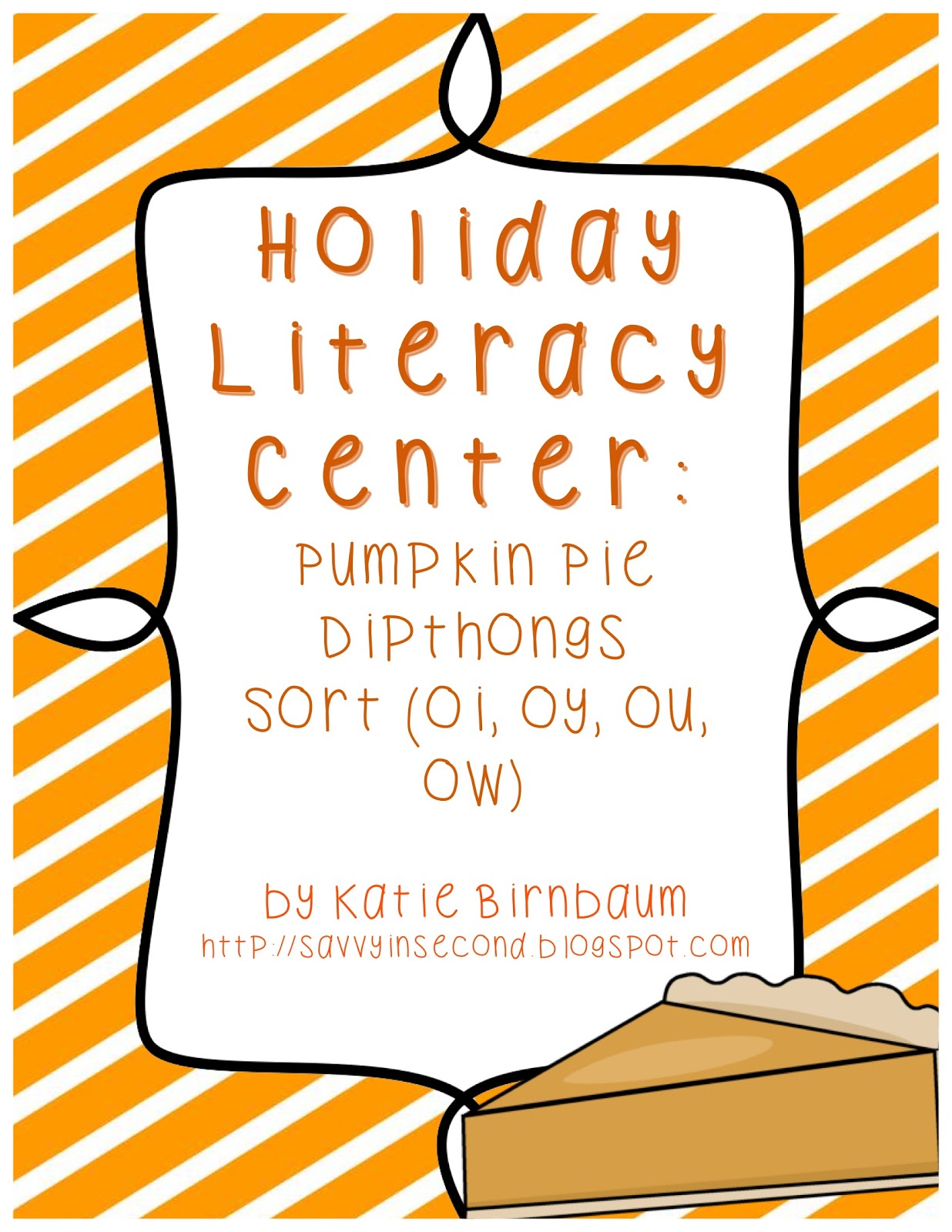 Savvy in Second: Christmas Literacy Centers