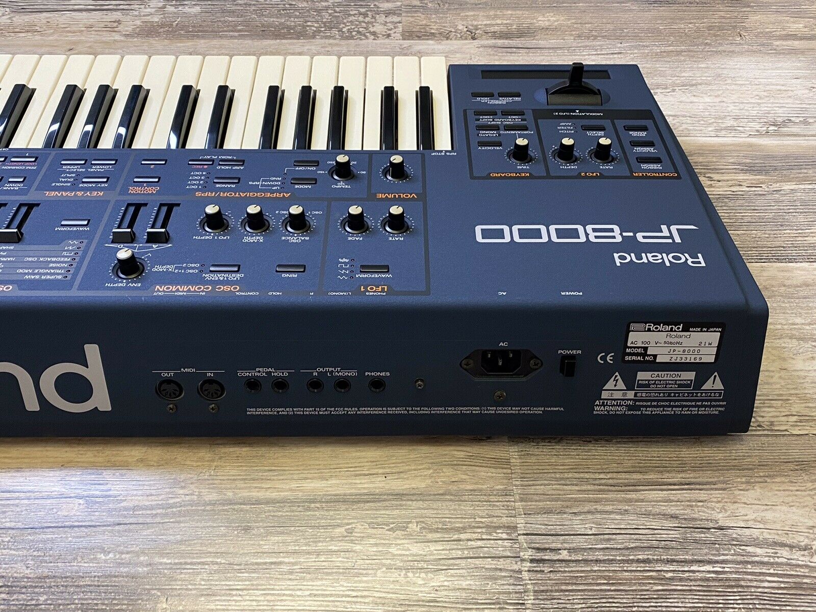 MATRIXSYNTH: Roland JP-8000 Analog Modeling Synthesizer SN ZJ33169