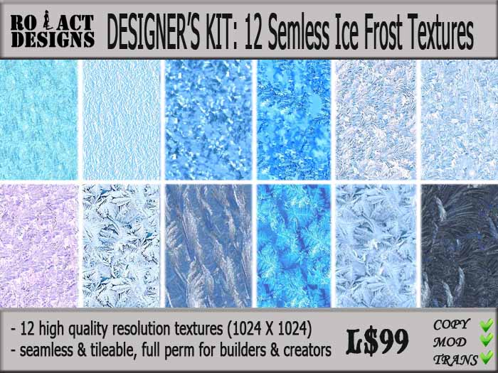 Ro!Act Designs: ..::RO!ACT::..DESIGNS Builder's Kit: 12 Seamless Ice ...