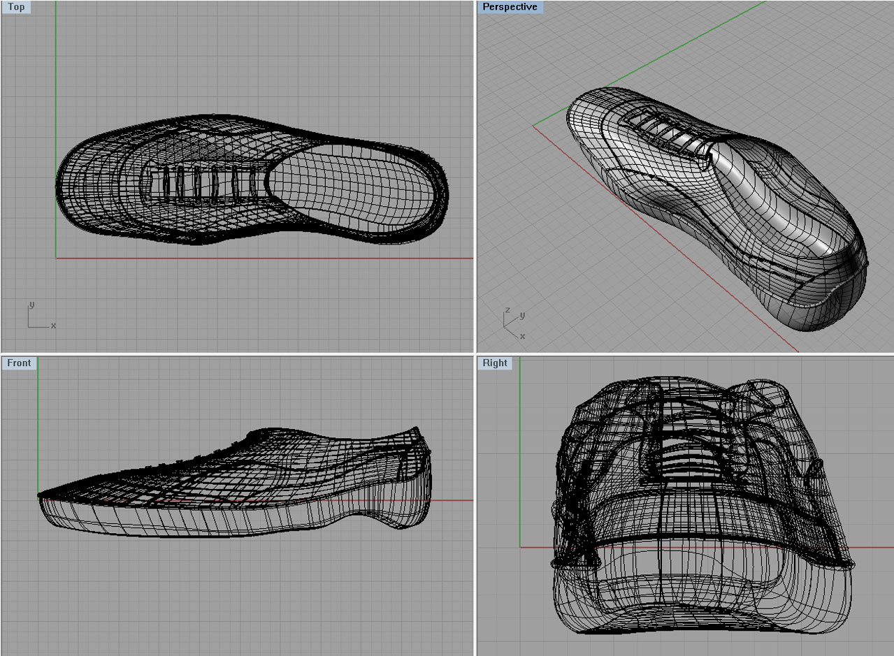 ELDS 205: Computer Aided Product Design: Mike Noto: Shoe Model