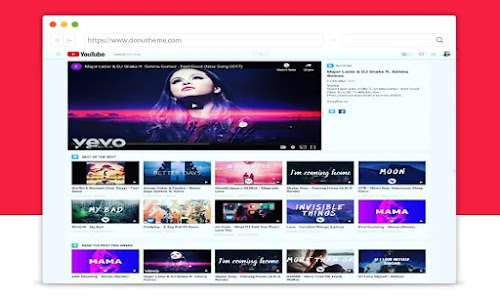 Youtube Theme Blogger Template