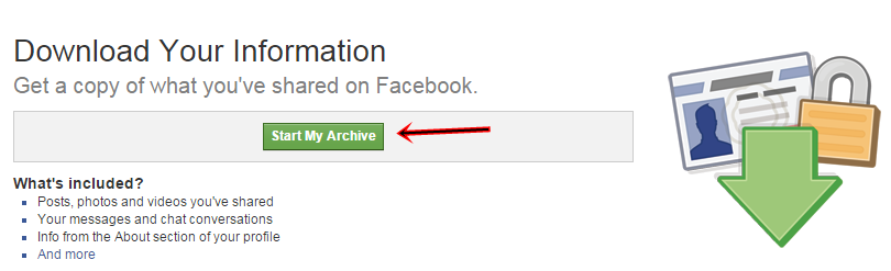 How to make Facebook Backup for your account - BizzleTech World