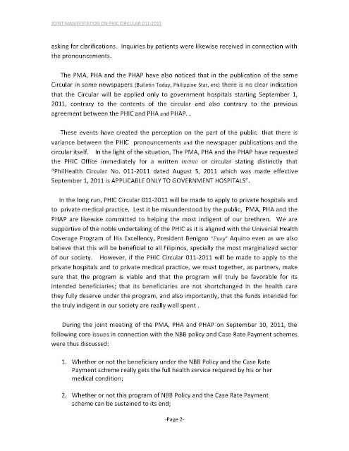 PhilHealth 101: 2011