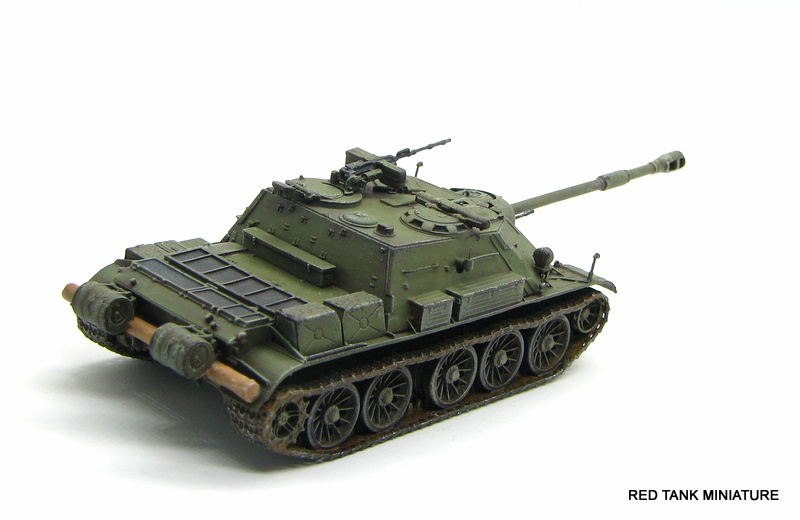 Gulumik Military Models: SU-122-54 early #4 1/72 RED TANK MINIATURE