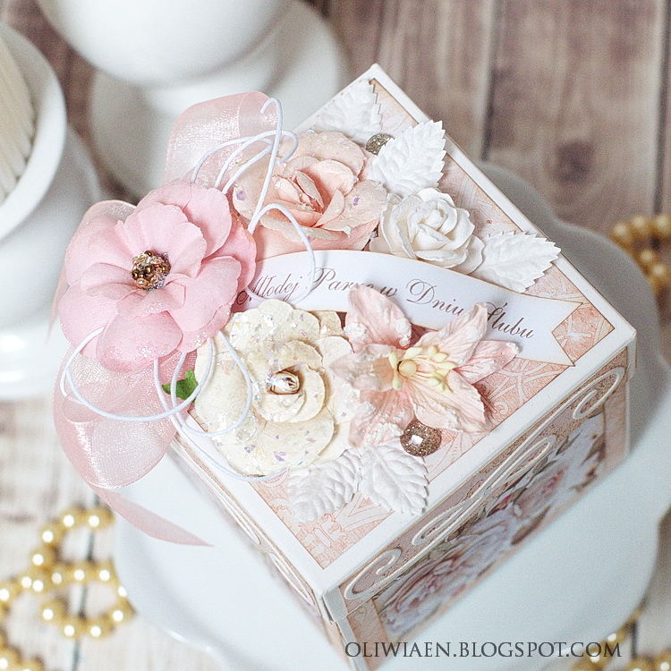 CraftHobby Oliwiaen: Ślubny exploding box / Wedding Exploding Box