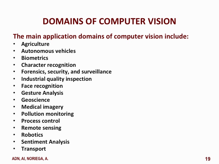 ON ROBOTICS AND VISION FUNDAMENTALS