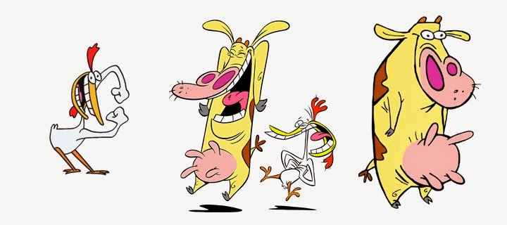 A Vaca e o Frango - Cia dos Gifs