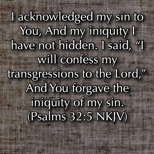 Walking With Jesus A Commentary On Psalm 32 3 5