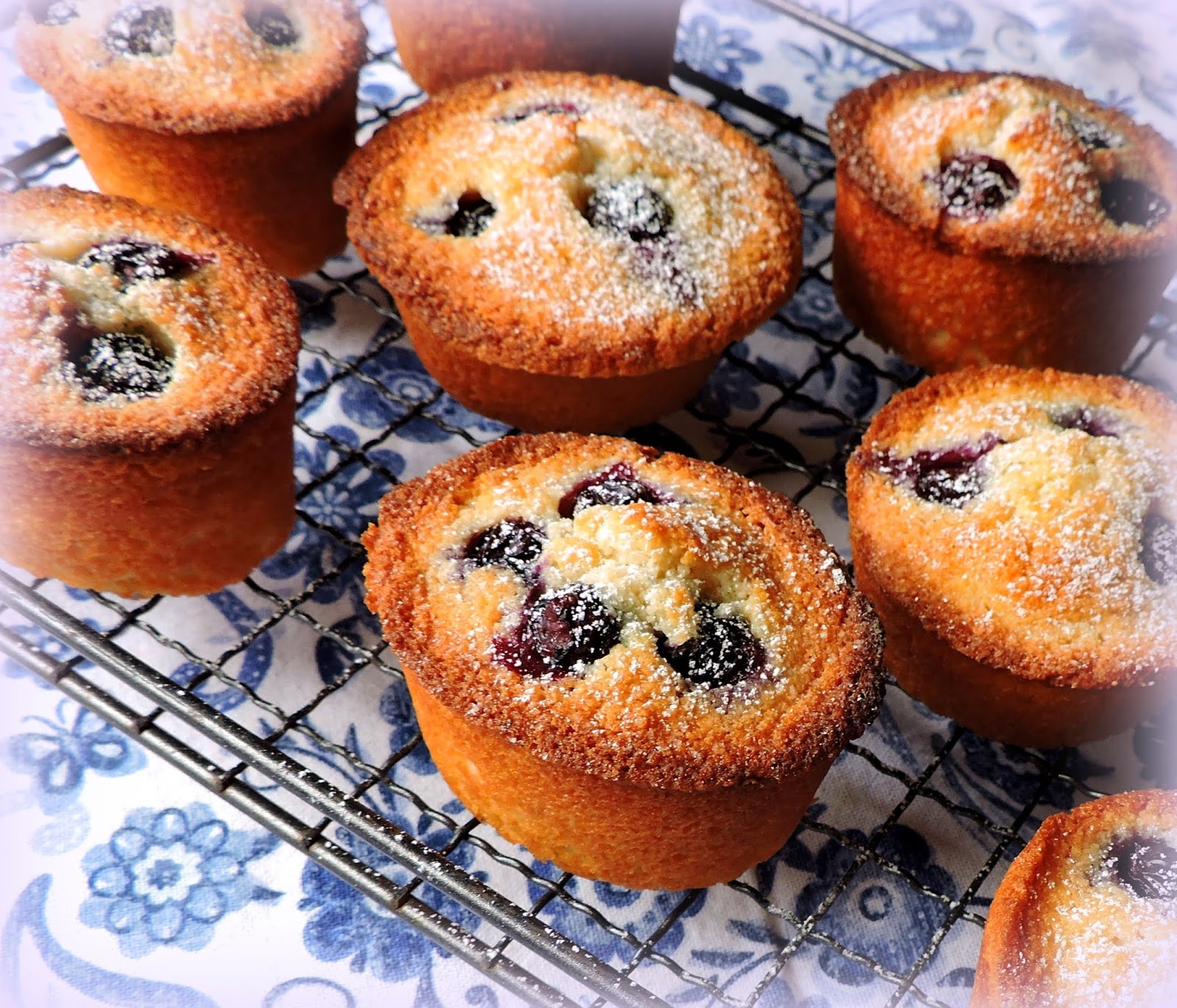 Blueberry, Lime & Coconut Friands | The English Kitchen
