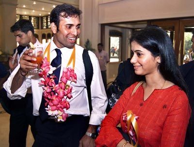 Indian Cricket Players: VVS Laxman Wife