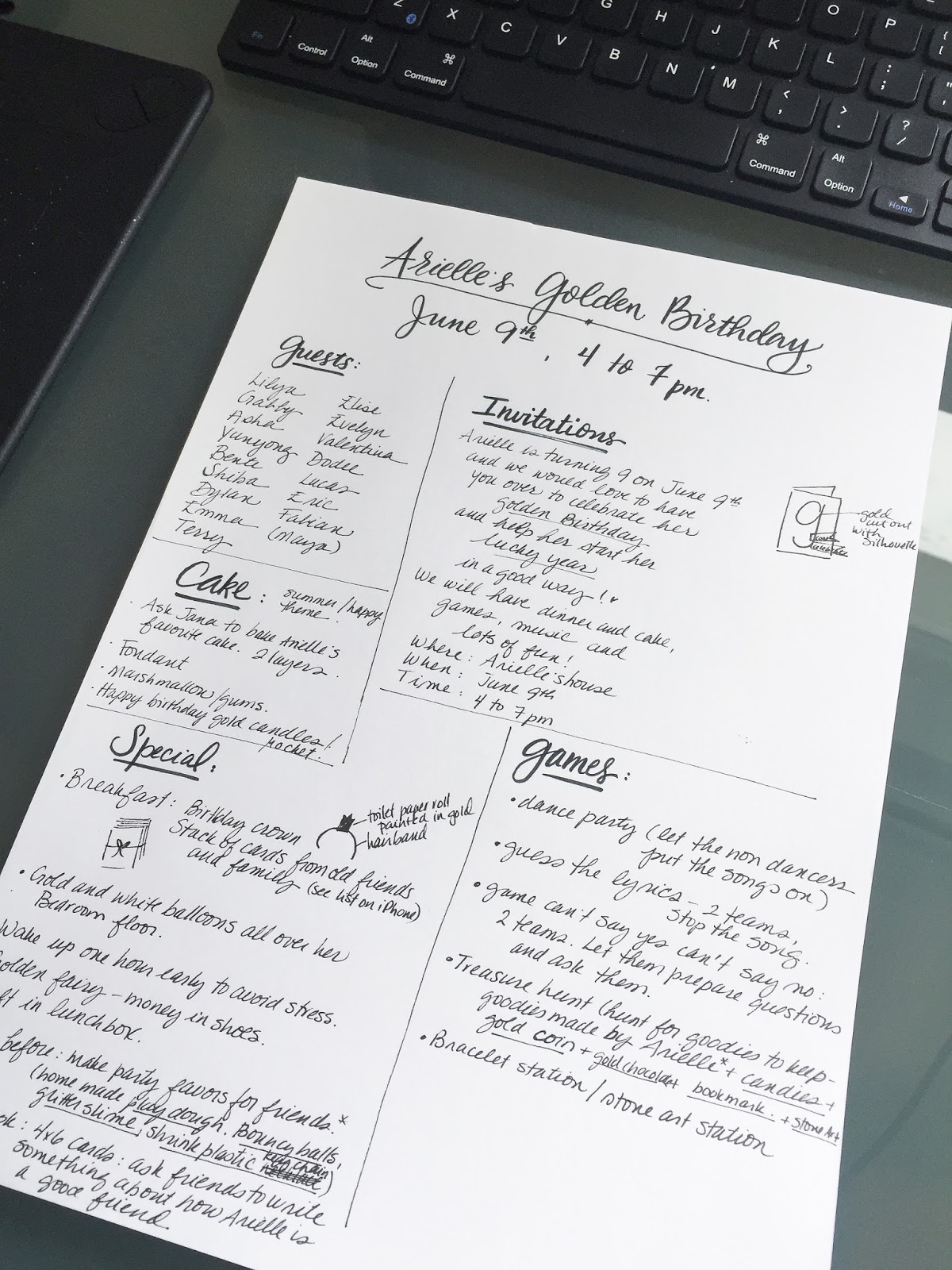 Marie-Pierre: Bluebird Chic | A golden Birthday Celebration