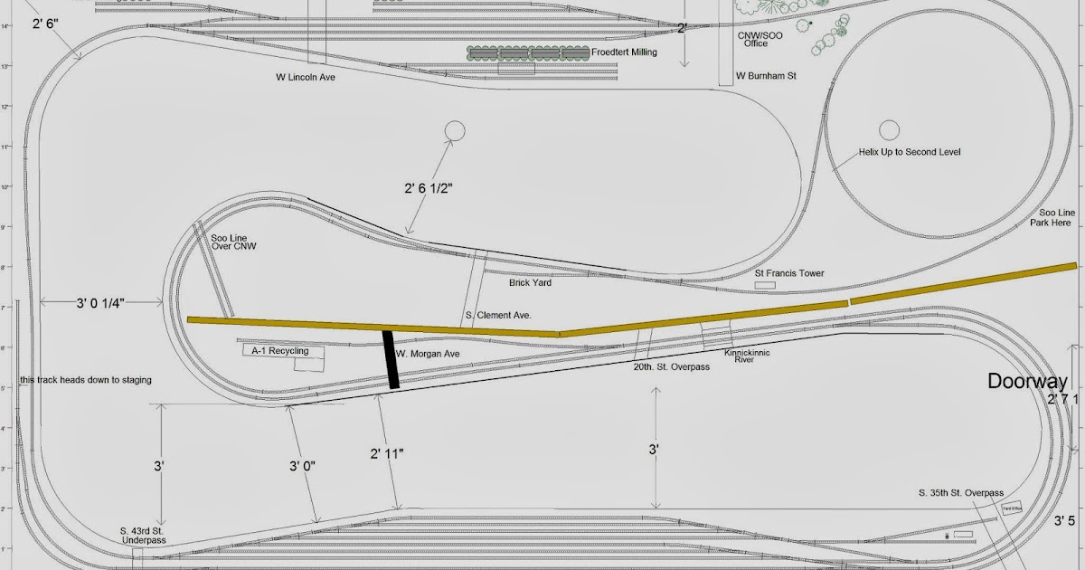 Chicago & Northwestern: The Track Plan