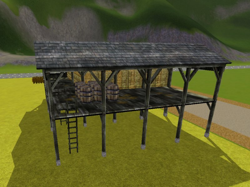 Simming in Magnificent Style: The farm 12. barrel for the hay storage
