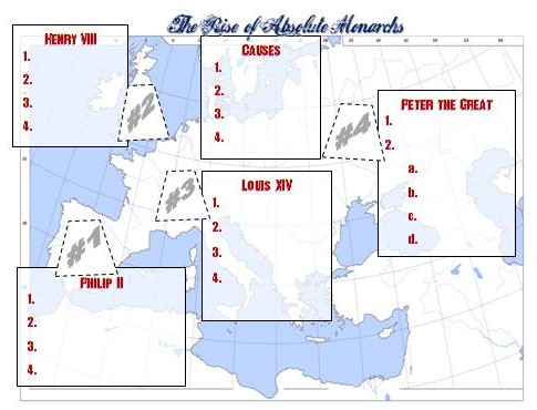 Absolute Monarchy Map