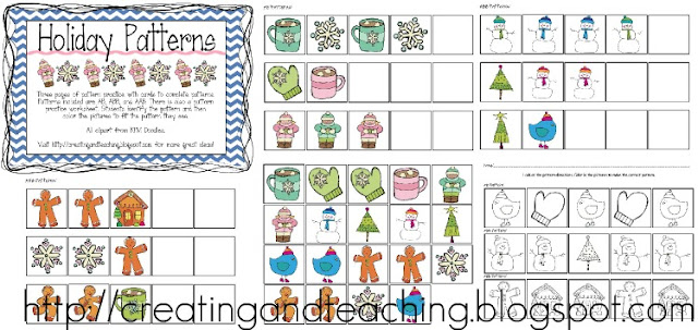 Holiday Patterns- FREEBIE! | creating & teaching