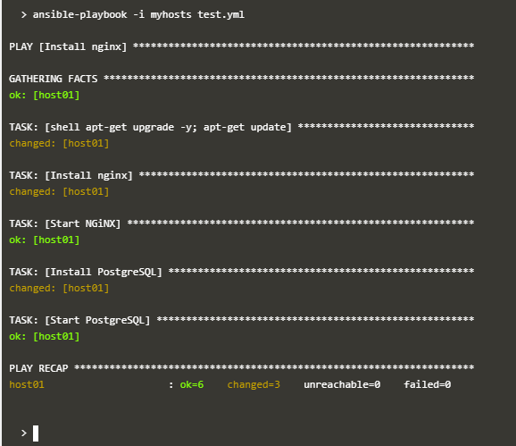 IT Journey: Install Nginx and PostgreSQL using Ansible Playbook