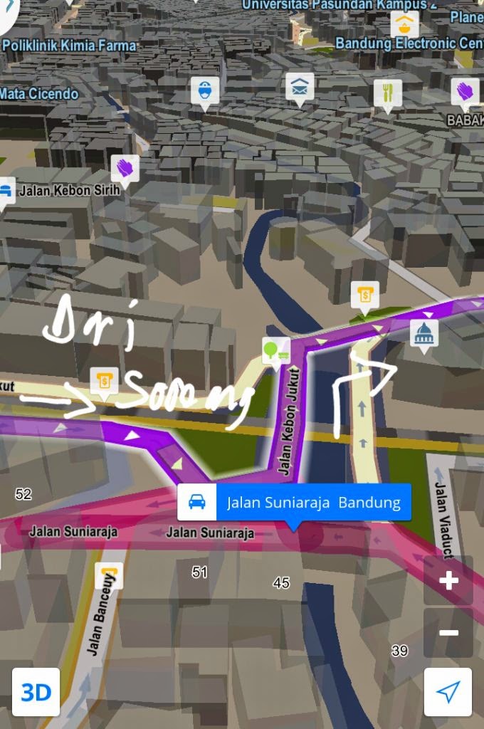 Jalan Alternatif dari Soreang ke BEC-Bandung Electronic Centre Jalan ...