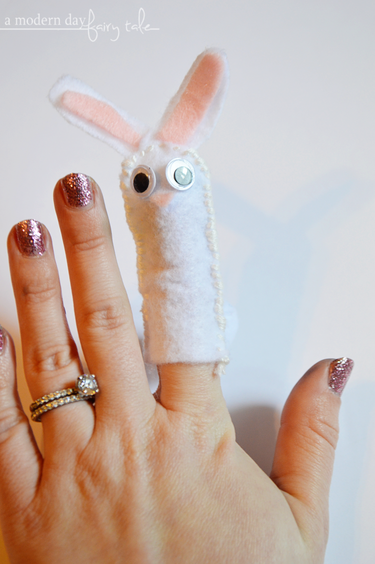 DIY Easter Bunny Finger Puppets — A Modern Day Fairy Tale