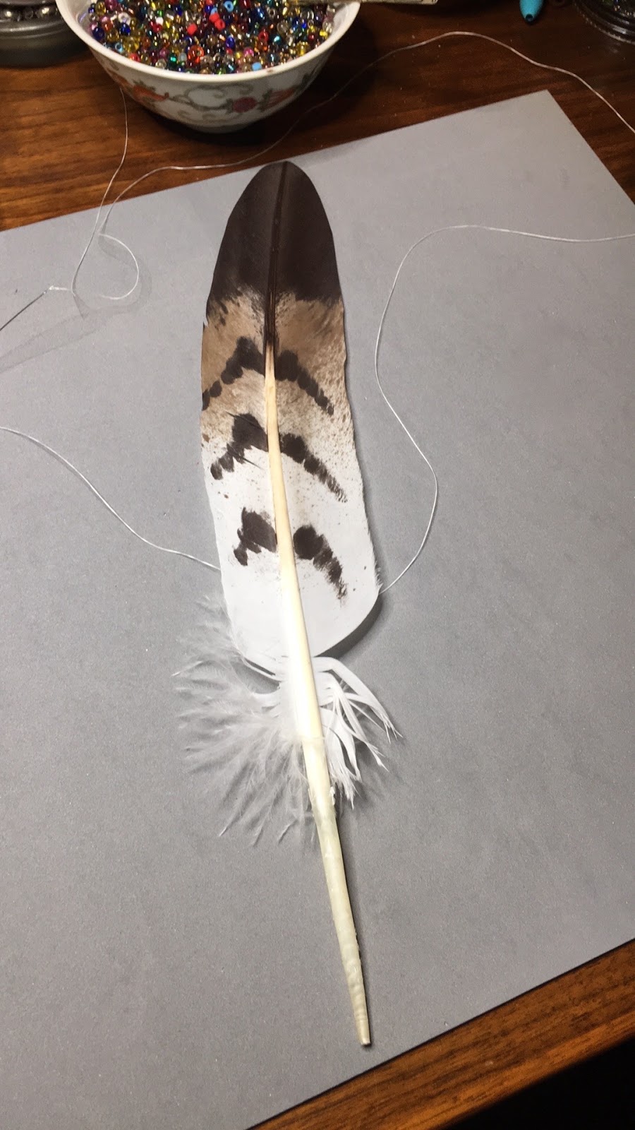 Dreamkeeper Creations: Sacred Peyote Gourd Rattle and Saging Feather