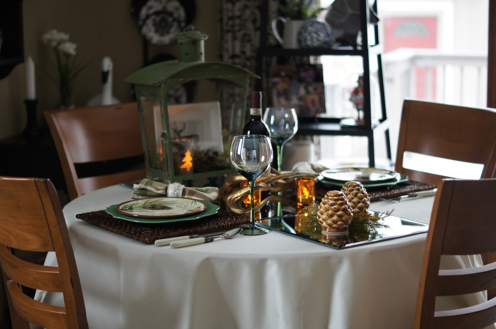 Home and Gardening With Liz: Up North Rustic Romantic Dining (T)