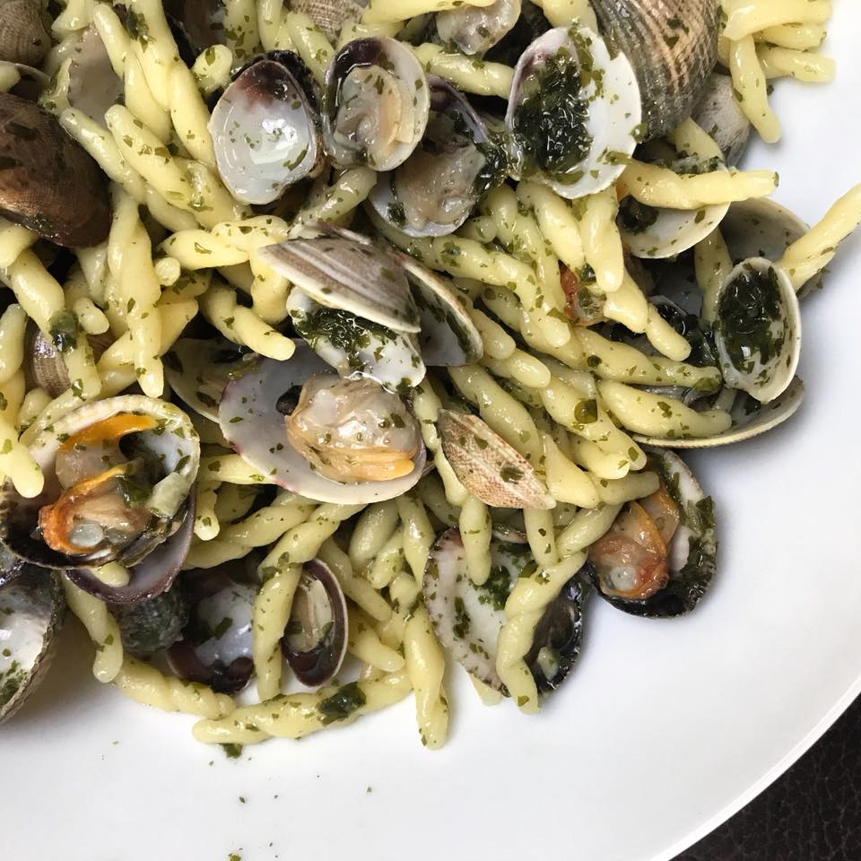 Trofie met schelpjes