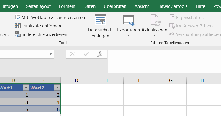 Excel Vba Table Object Bereiche Und Funktionen