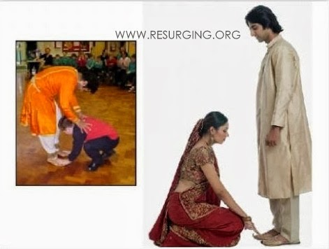 Why do we prostrate before parents & elders?