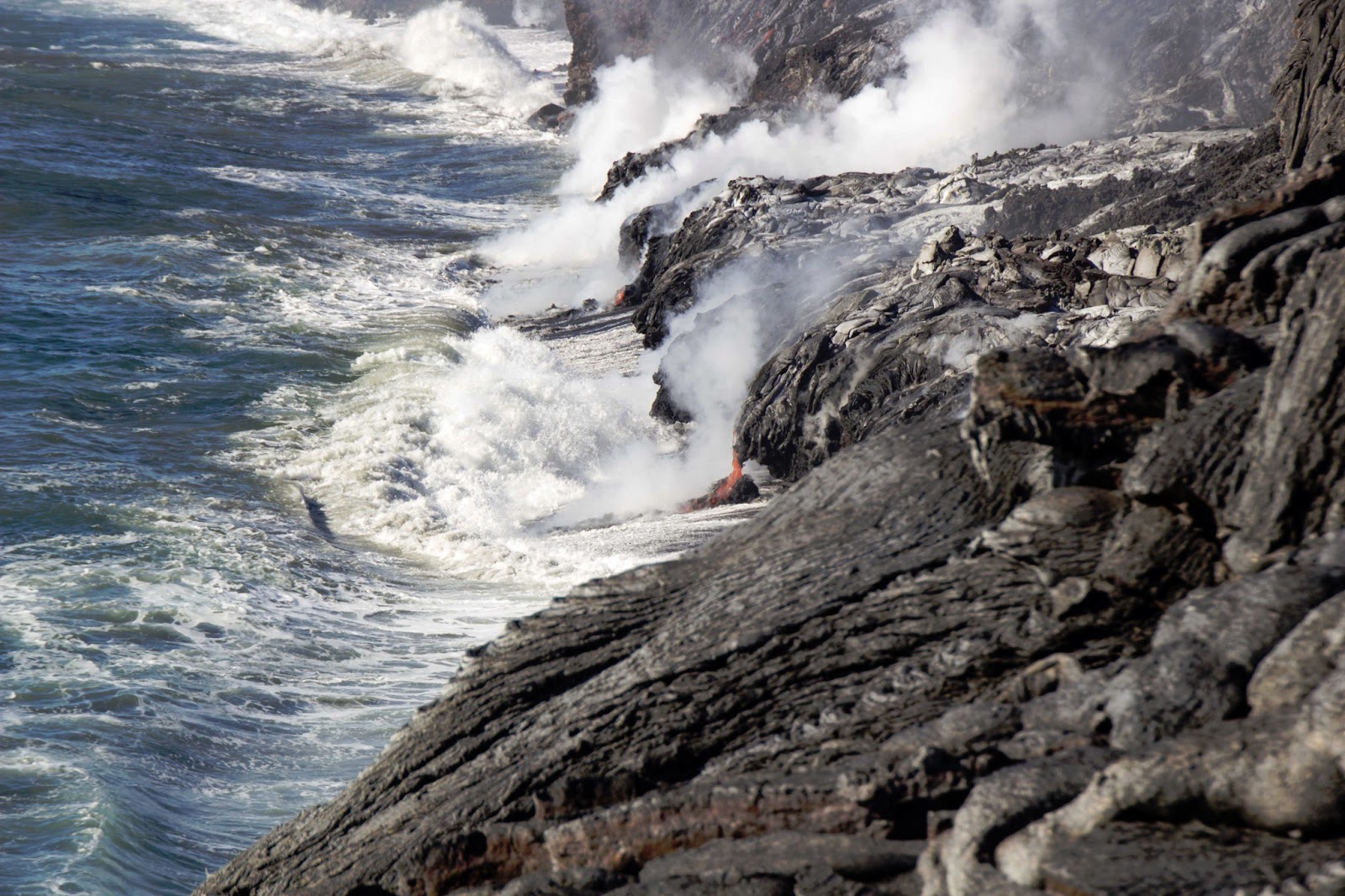 Big Island Living: We poke lava with a stick!