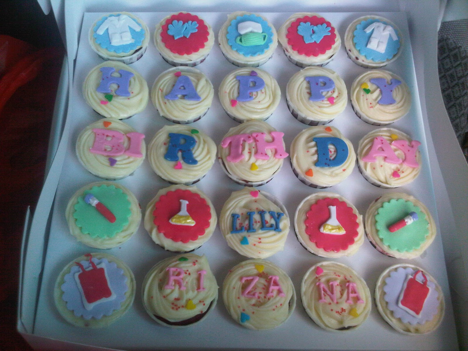 Baked By Umi: Hospital Lab Technologist Themed Cupcakes