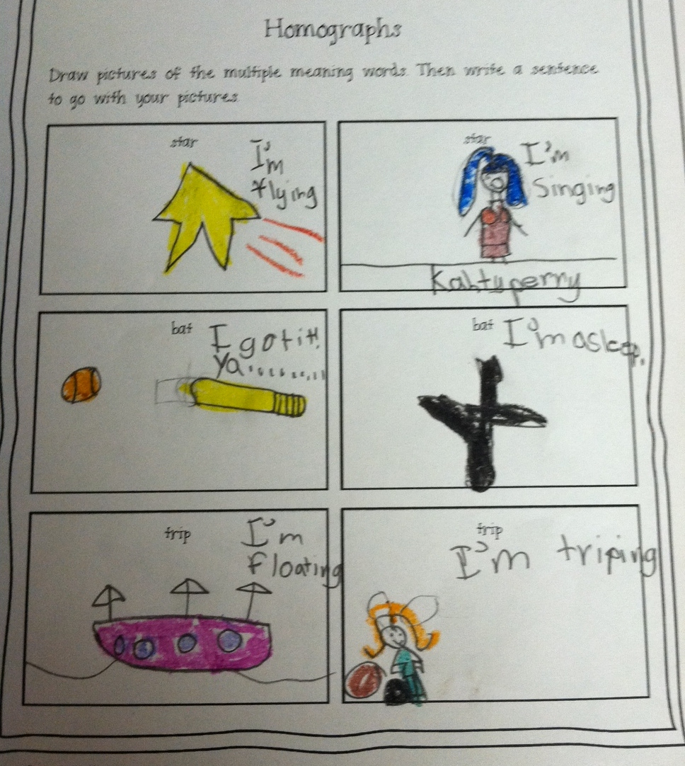 Life in First: How to Writing & a Homograph FREEBIE