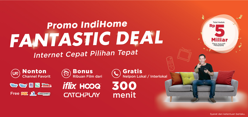 BARU PROMO INDIHOME FANTASTIC DEAL 2019 ~ Daftar Berlangganan Internet ...