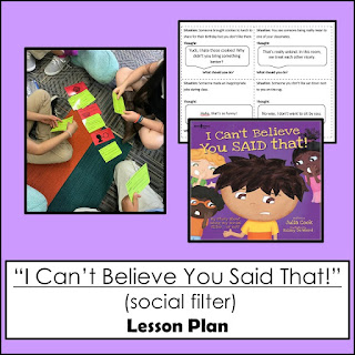 Social Filter Lesson With "I Can't Believe You Said That" | The ...