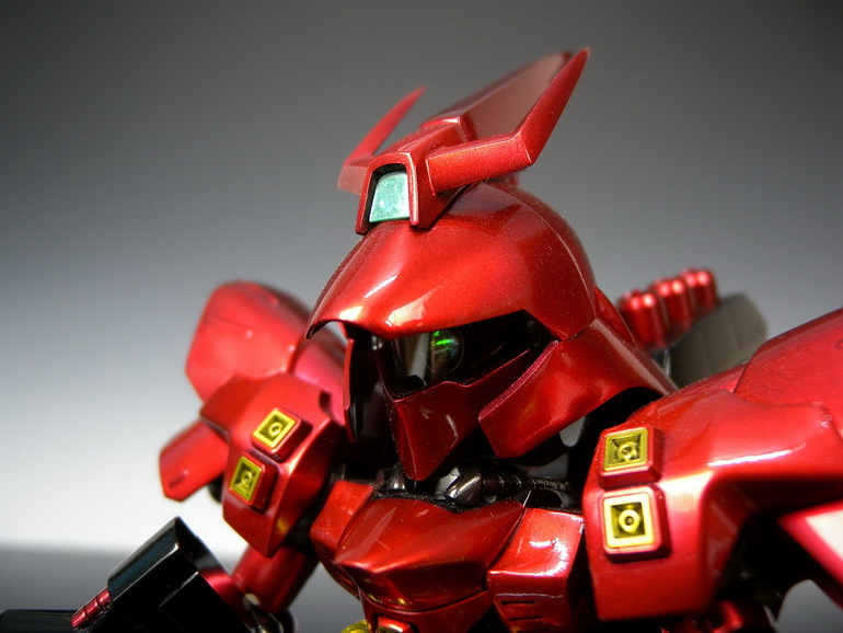 GUNDAM GUY: SD Sazabi - Metallic Color Painted Build