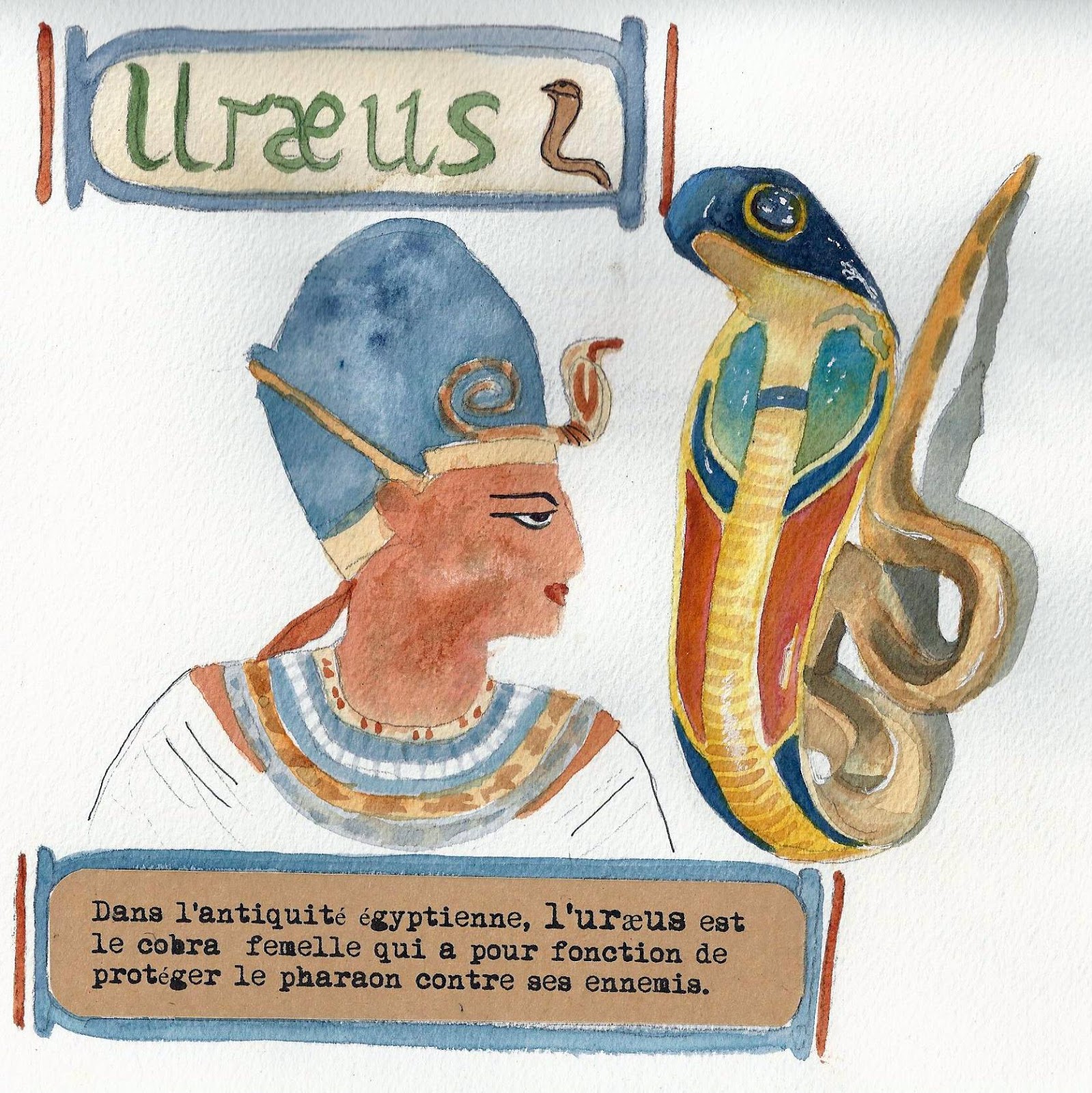 Quinze uraeus : vingt-et-unième Défi des Mots étranges