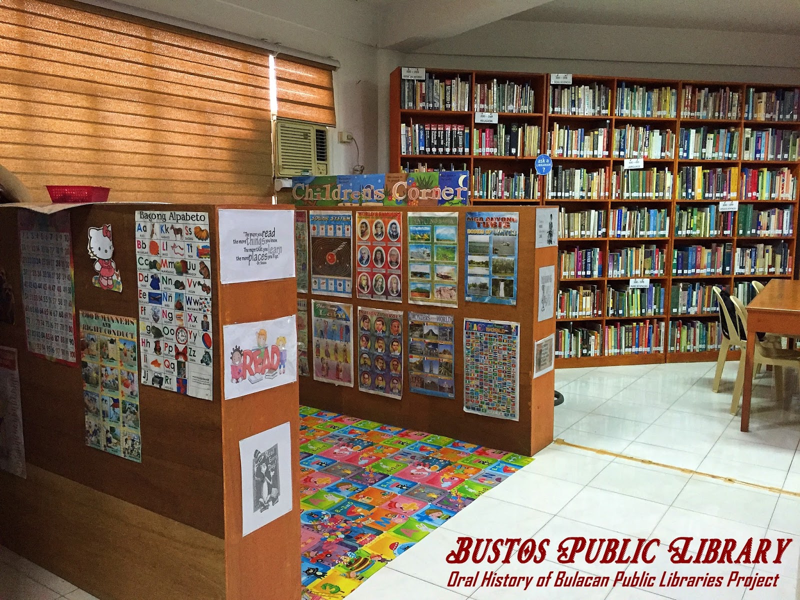 Oral History of Bulacan Public Libraries: Bustos Municipal Library