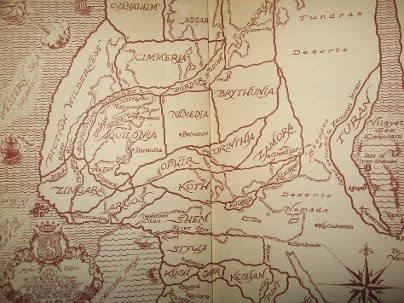 The Dork Review: A Map of Hyboria and The Hyborian Age of Conan