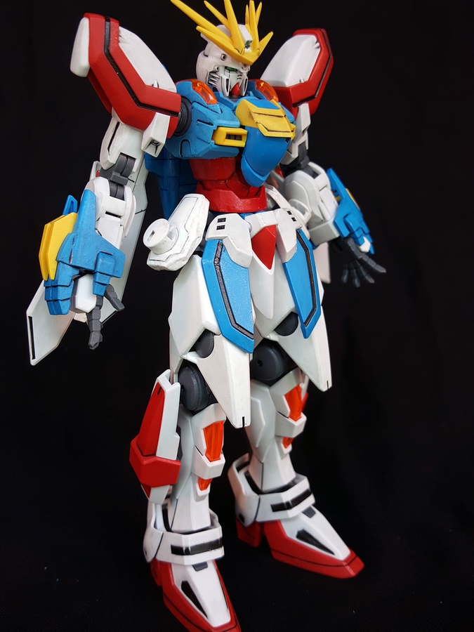 Custom Build: 1/144 Burning God Gundam