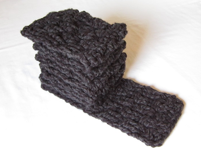 Double Strand Basket Weave Scarf