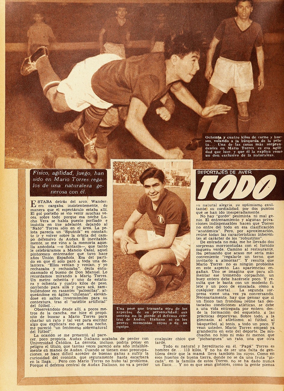 Partidos de la Roja: Mario Torres