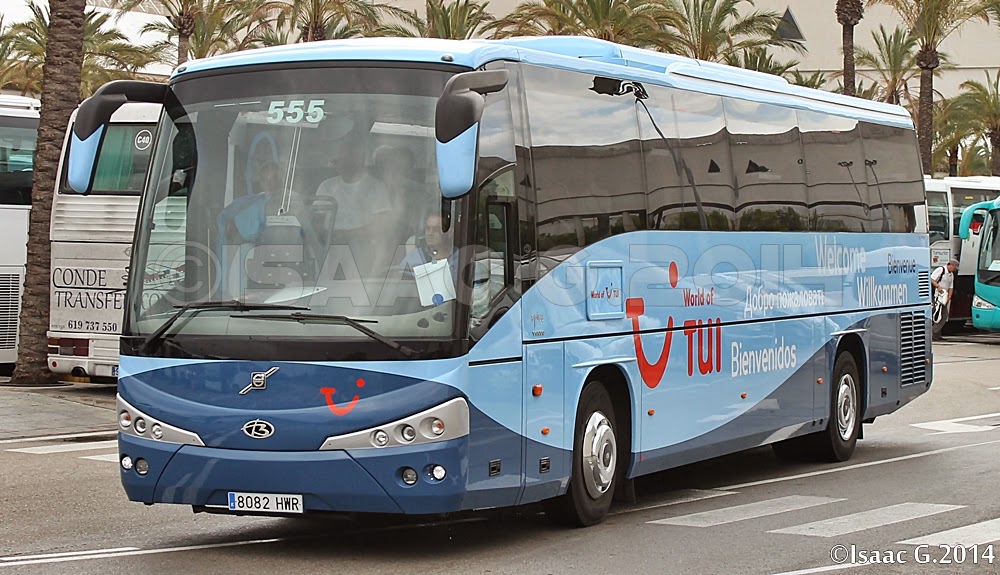 Camiones y Autobuses en Baleares: Nº555 Beulas Spica-Volvo
