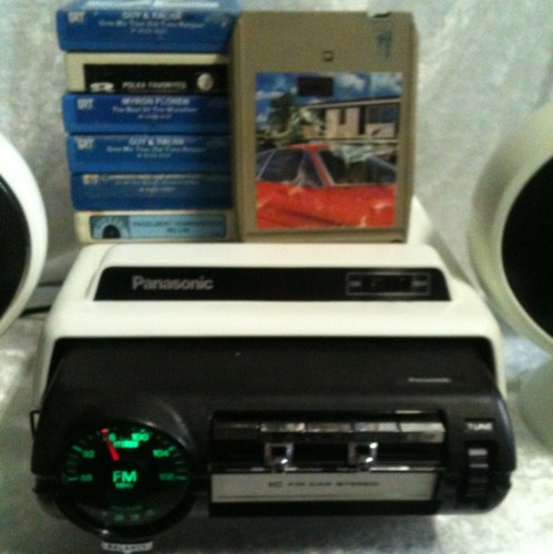 Intresting Things: Panasonic car stereo w/ home mounting cabinet + speakers