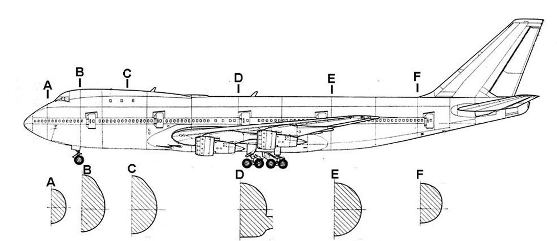 Invisible Artist: modeling the 747 from blueprint