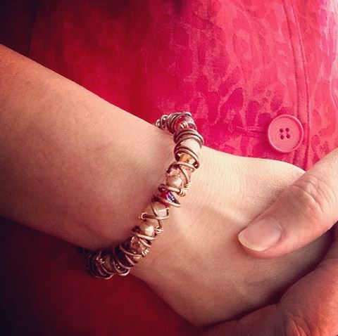 How to Coil and Wire Wrap an Easy Bangle Tutorial / The Beading Gem