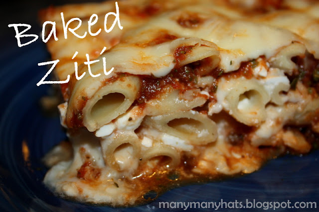 Many Many Hats: Baked Pasta / Ziti