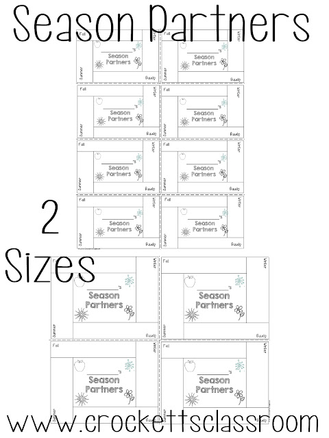 Quick and Easy Season Partners - Crockett's Classroom