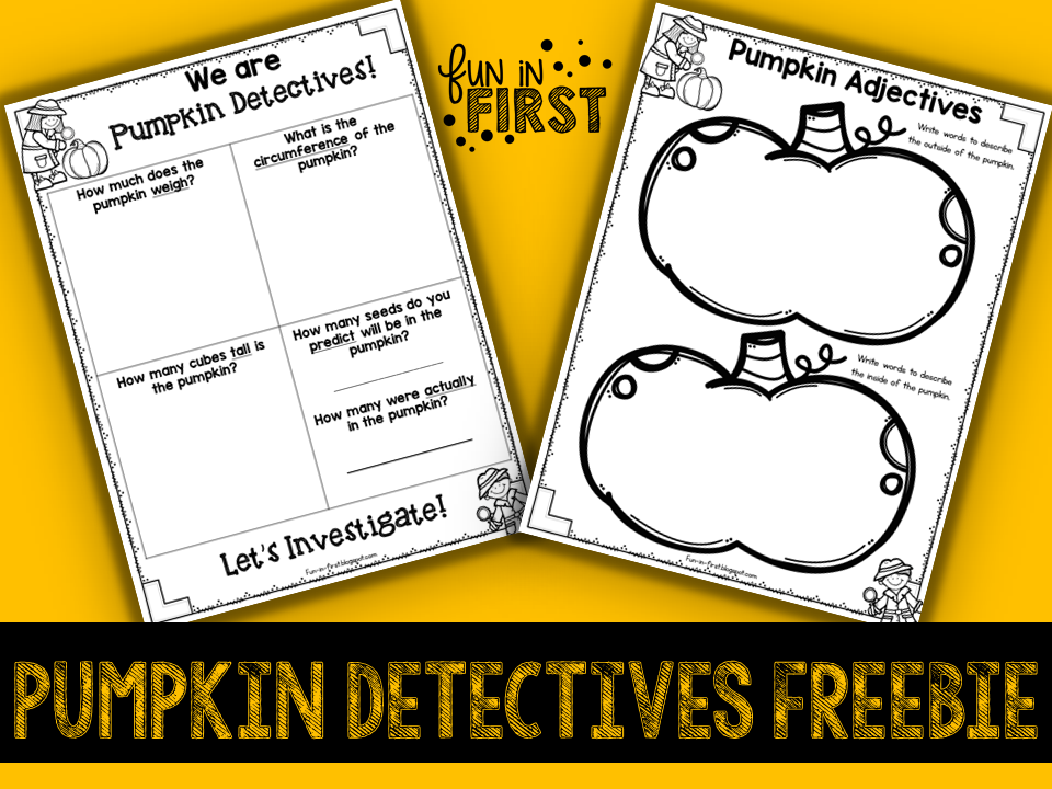 Freebielicious: We are Pumpkin Detectives