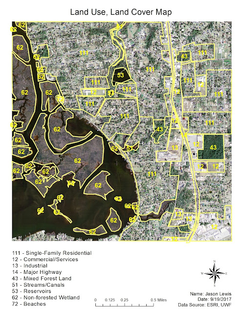 Jason's GIS Adventures: Land Use, Land Cover Map